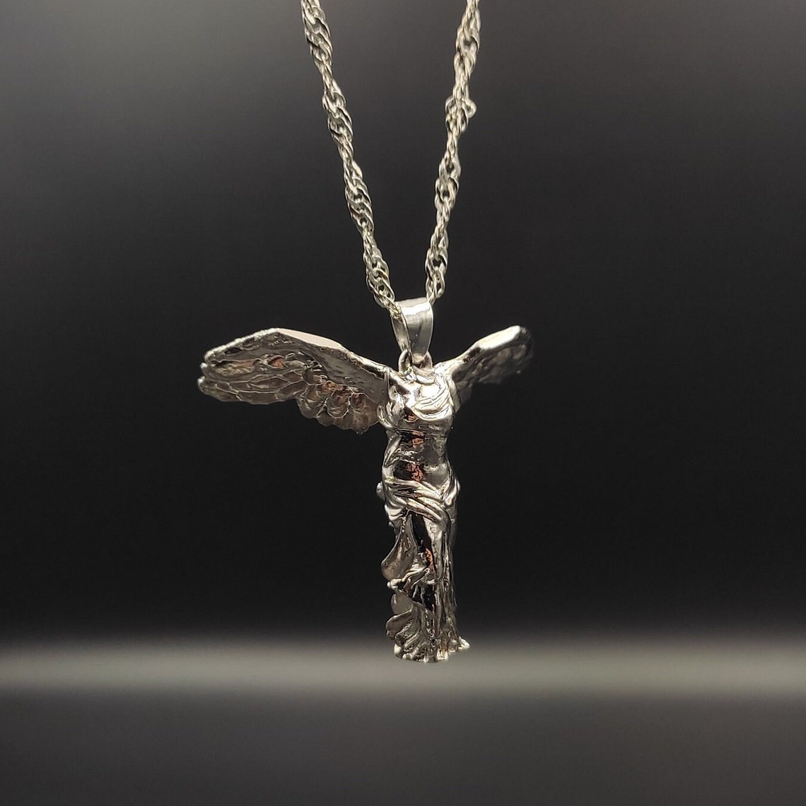 Winged Victory of Samothrace Pendant Necklace, the Goddess of Victory ...