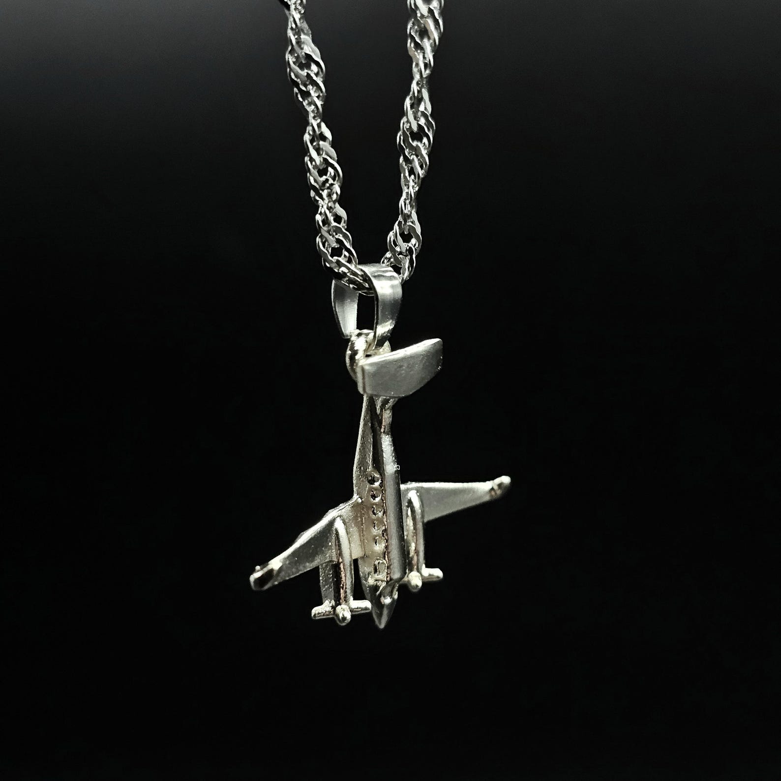 Minimalist Airplane Necklace, King Air C90 Inspired Pendant, Aviation ...