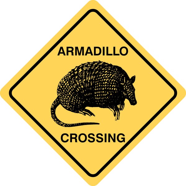 Armadillo Sign - Etsy