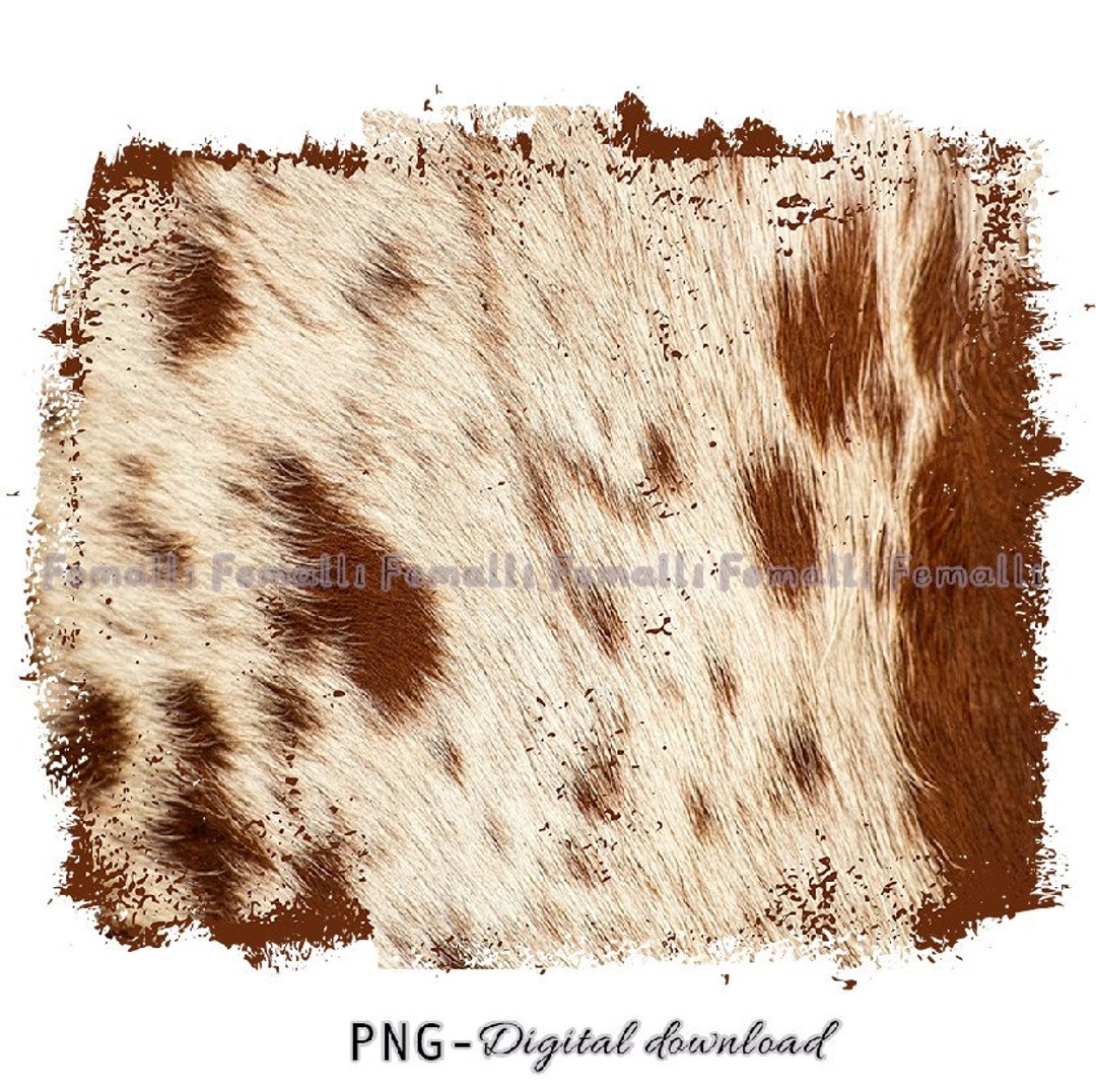 Cowhide Pattern Distressed Background Png,cowhide Png Bundle, Cowhide ...