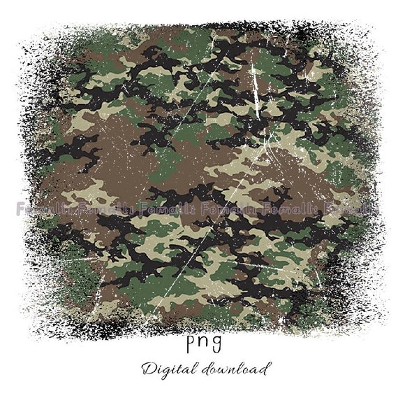 Grunge Camo Background Sublimation Distressed Camouflage Background PNG ...