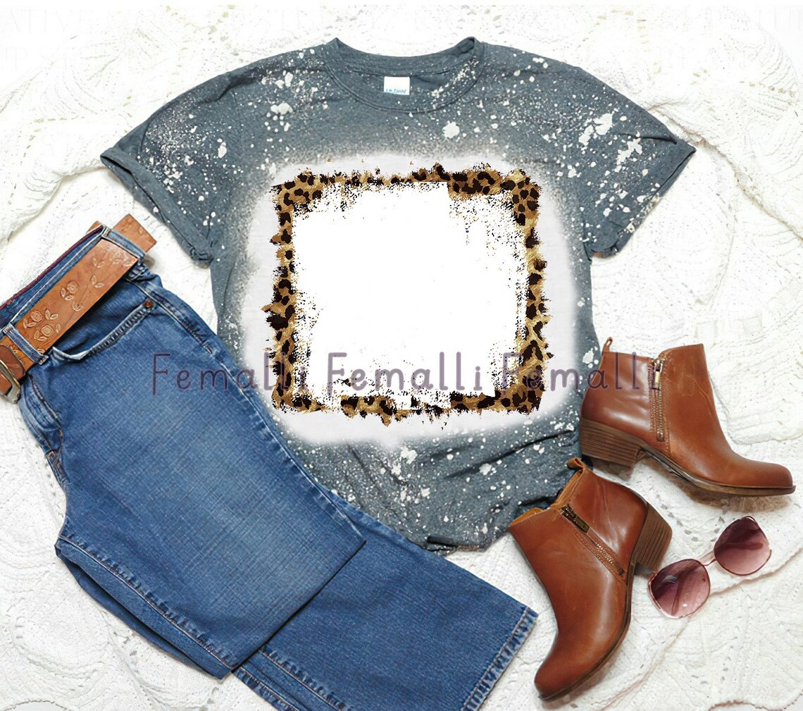 Distressed Leopard Paint Frame Background Pngleopard | Etsy