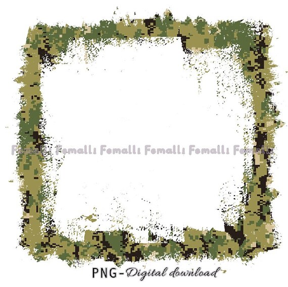 Distressed Camouflage Background Pnggrunge Camo Background | Etsy
