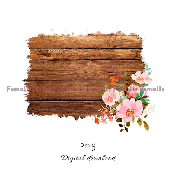 Rustic Flower Background
