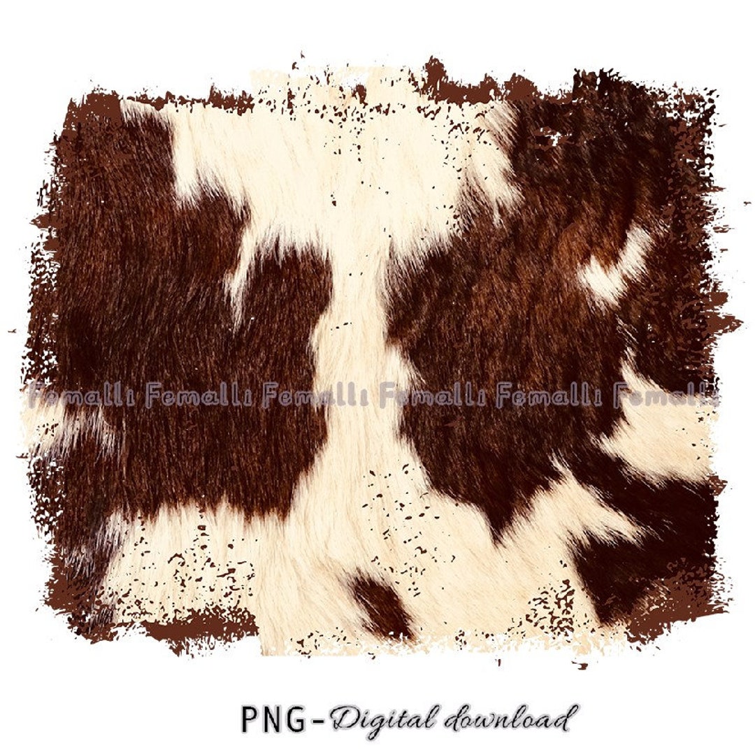 Cowhide Pattern Distressed Background Png,cowhide Png Bundle, Cowhide ...