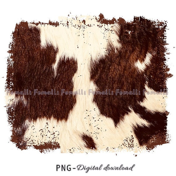 Cowhide Pattern Distressed Background Pngcowhide Png Bundle - Etsy
