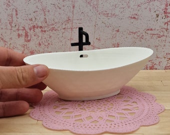 1/12 Scale Modern Dollhouse Bathtub - Etsy