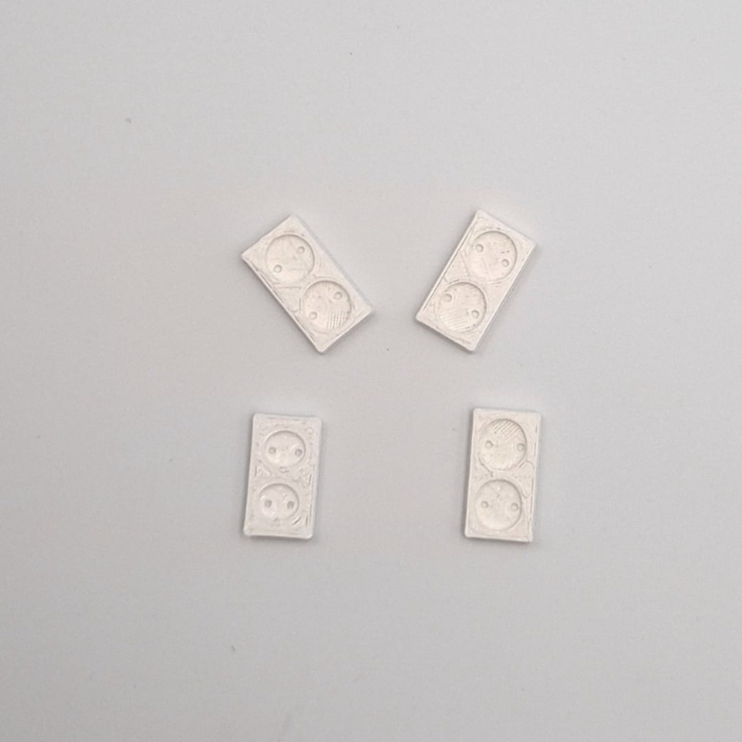 Mini Sockets - Scale 1:12 - Modern Dollhouse - Dollhouse Furniture ...