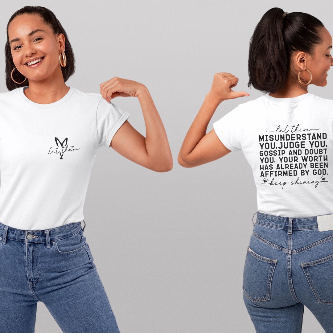 Motivational Shirt – Inspired Affirmation Tee, Christian Apparel ...
