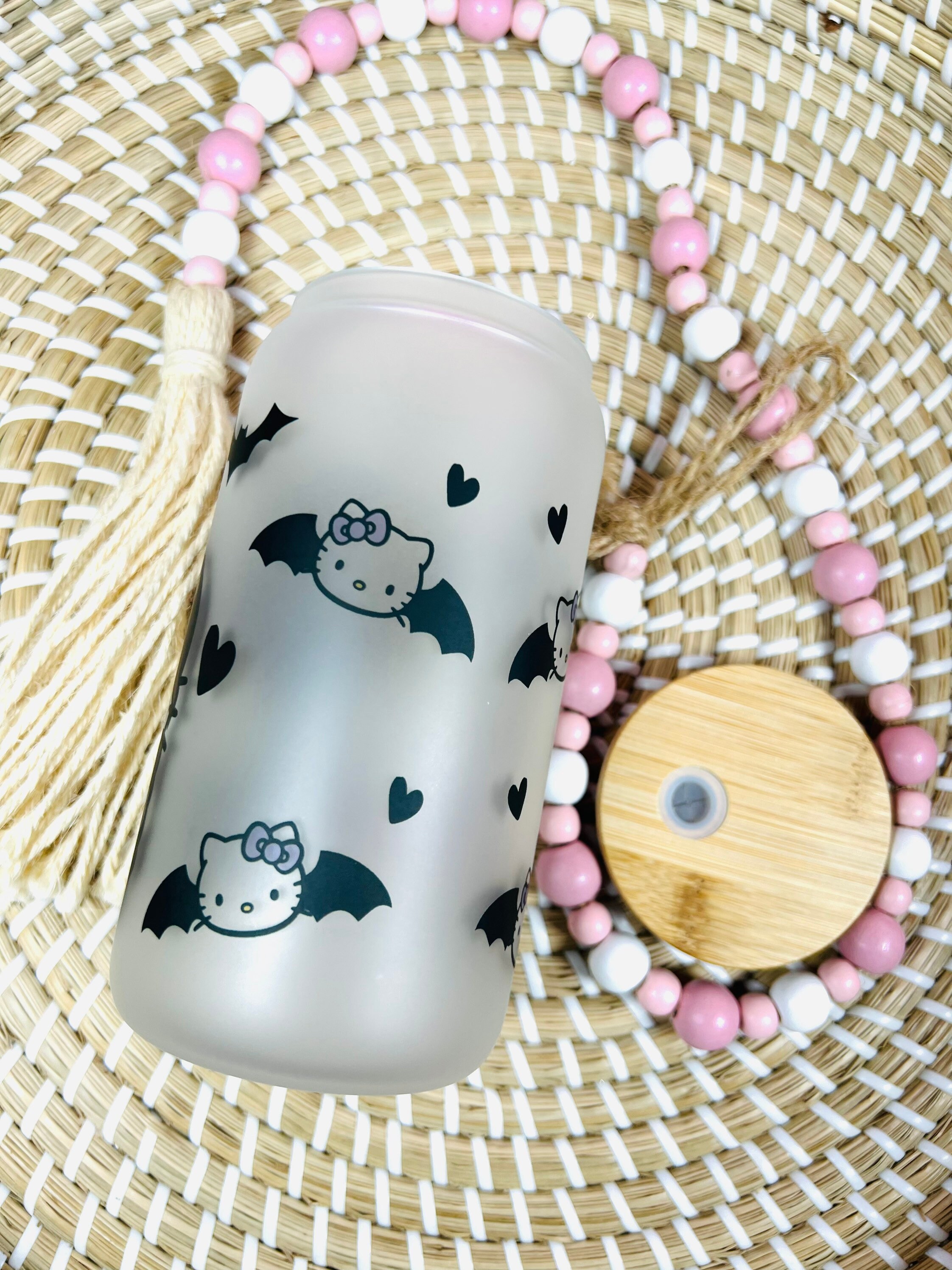 Wednesday Addams Kawaii Glass Cup 16oz Frosted Sublimated Cup - Etsy