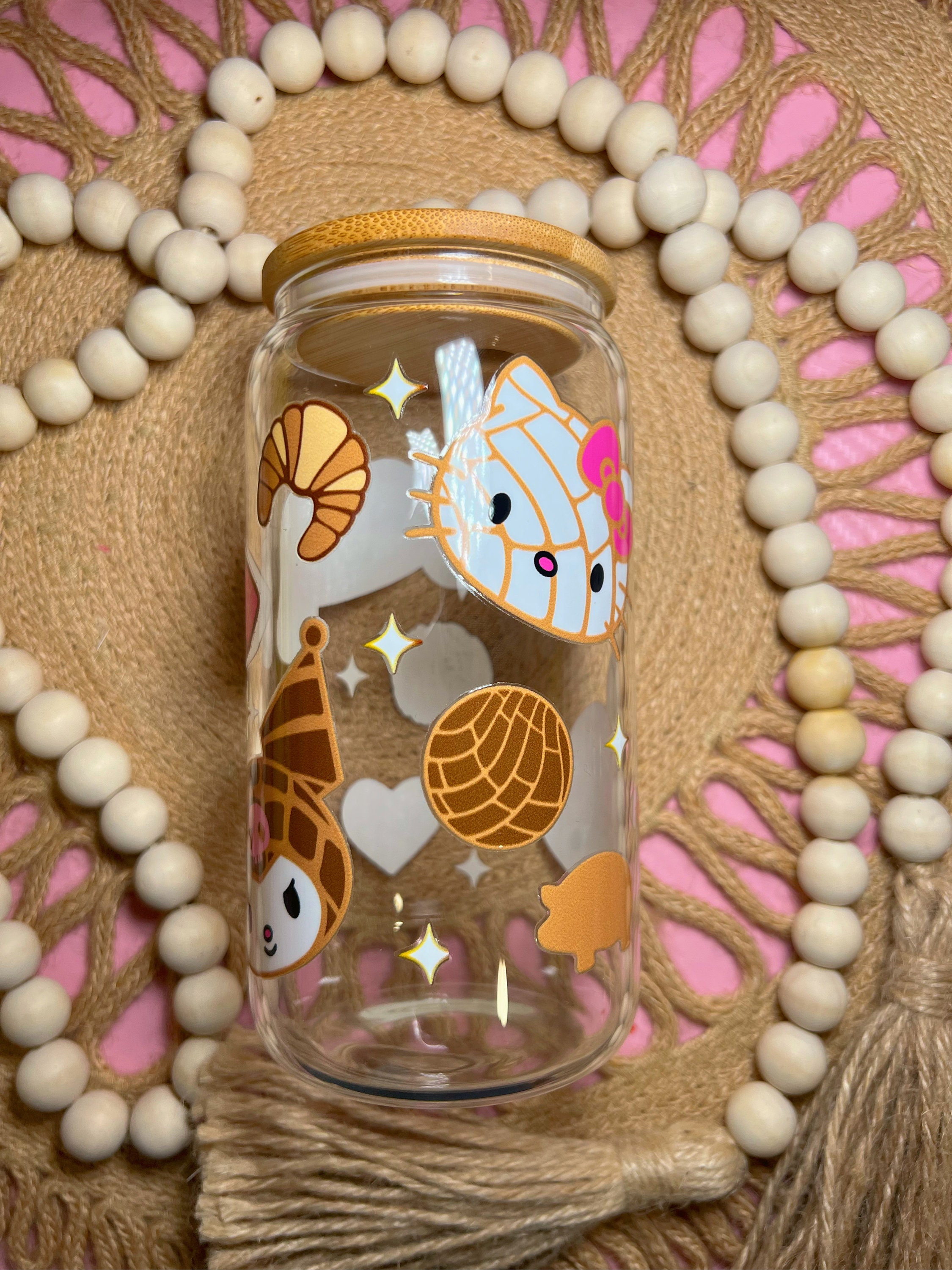 Concha Pan Dulce Glass Cup - Etsy