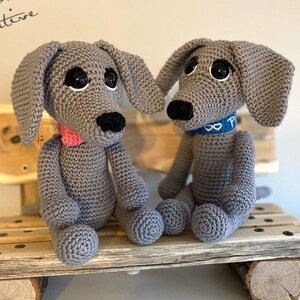 Dog Weimaraner bina Crochet Pattern German - Etsy