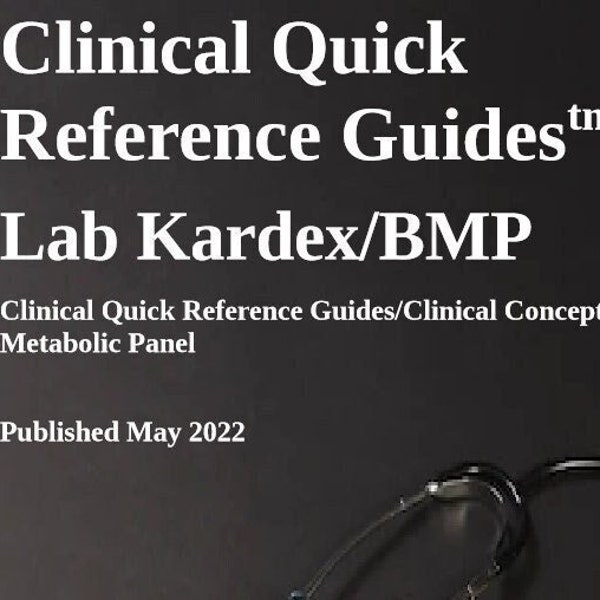 Emt Quick Reference - Etsy