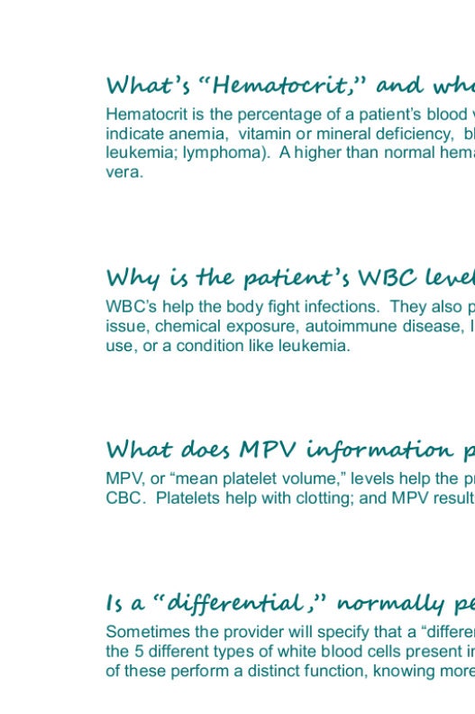 Lab Quick Reference Collection CBC / Diff plus bmp & cmp | Etsy