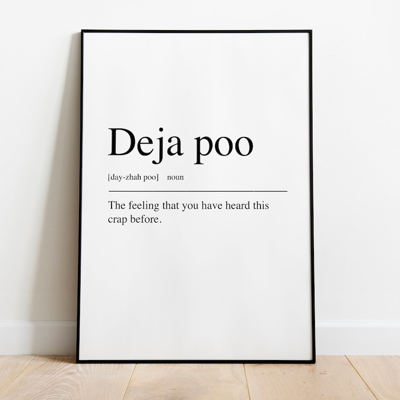 Deja Poo Definition - Etsy