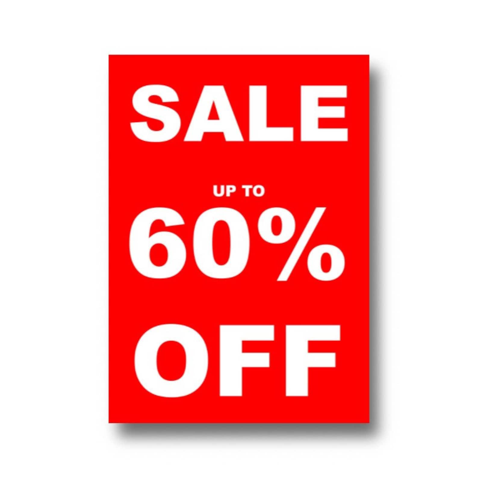 Retail shop sale sign print poster | Etsy