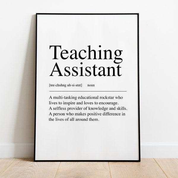 Teacher Assistant - Etsy