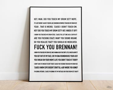 Step Brothers Drum Set Quotes