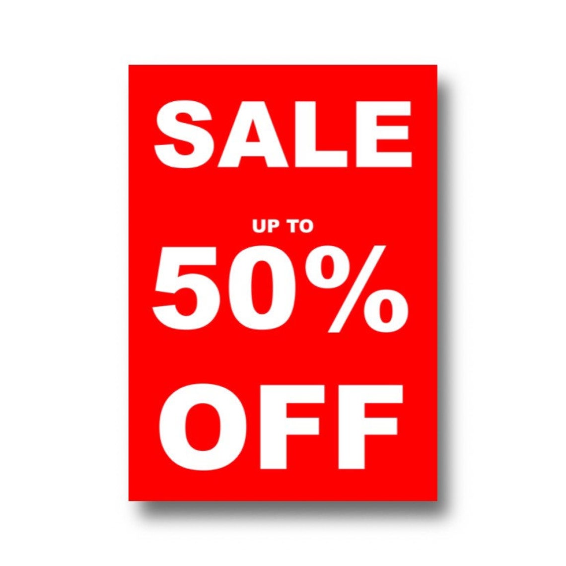 Retail shop sale sign print poster | Etsy