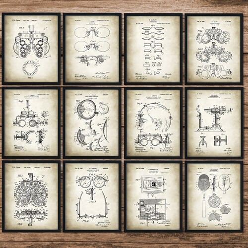 Eye Chart Decal Glasses Decal Eye Doctor Gift Optometry | Etsy