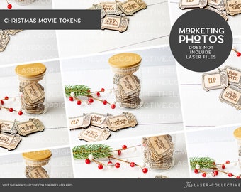 Christmas Movie Tokens - Etsy
