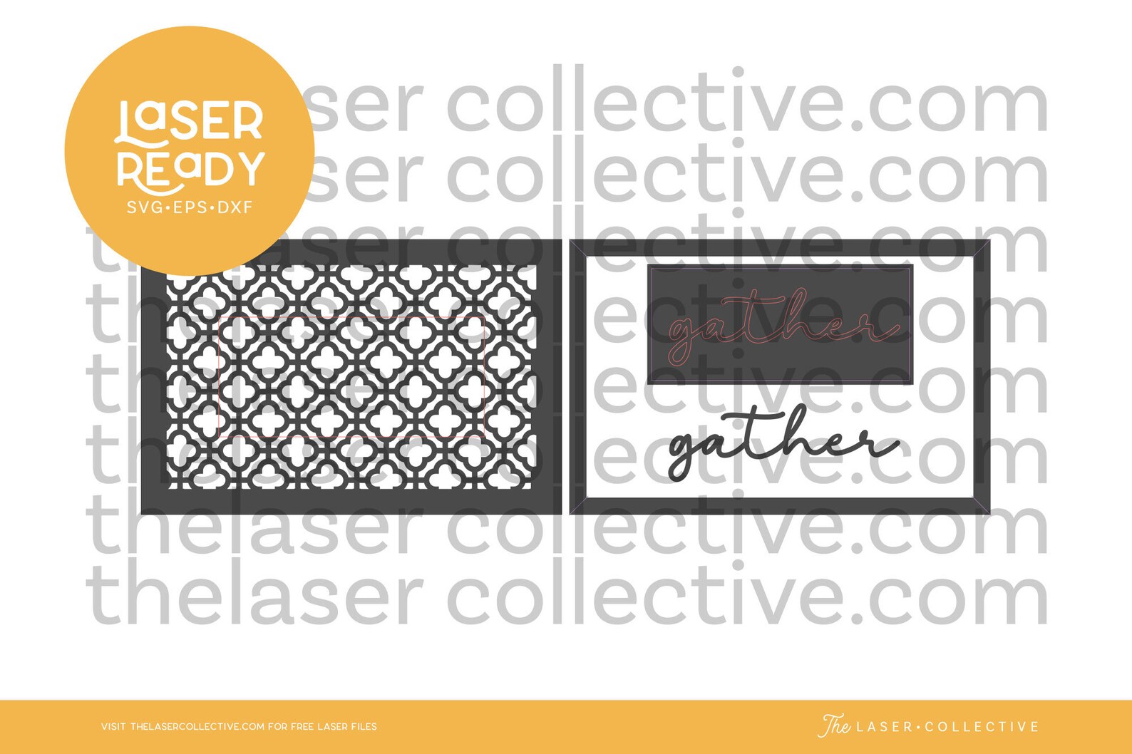 Gather Lattice Sign Laser File for Autumn - Etsy