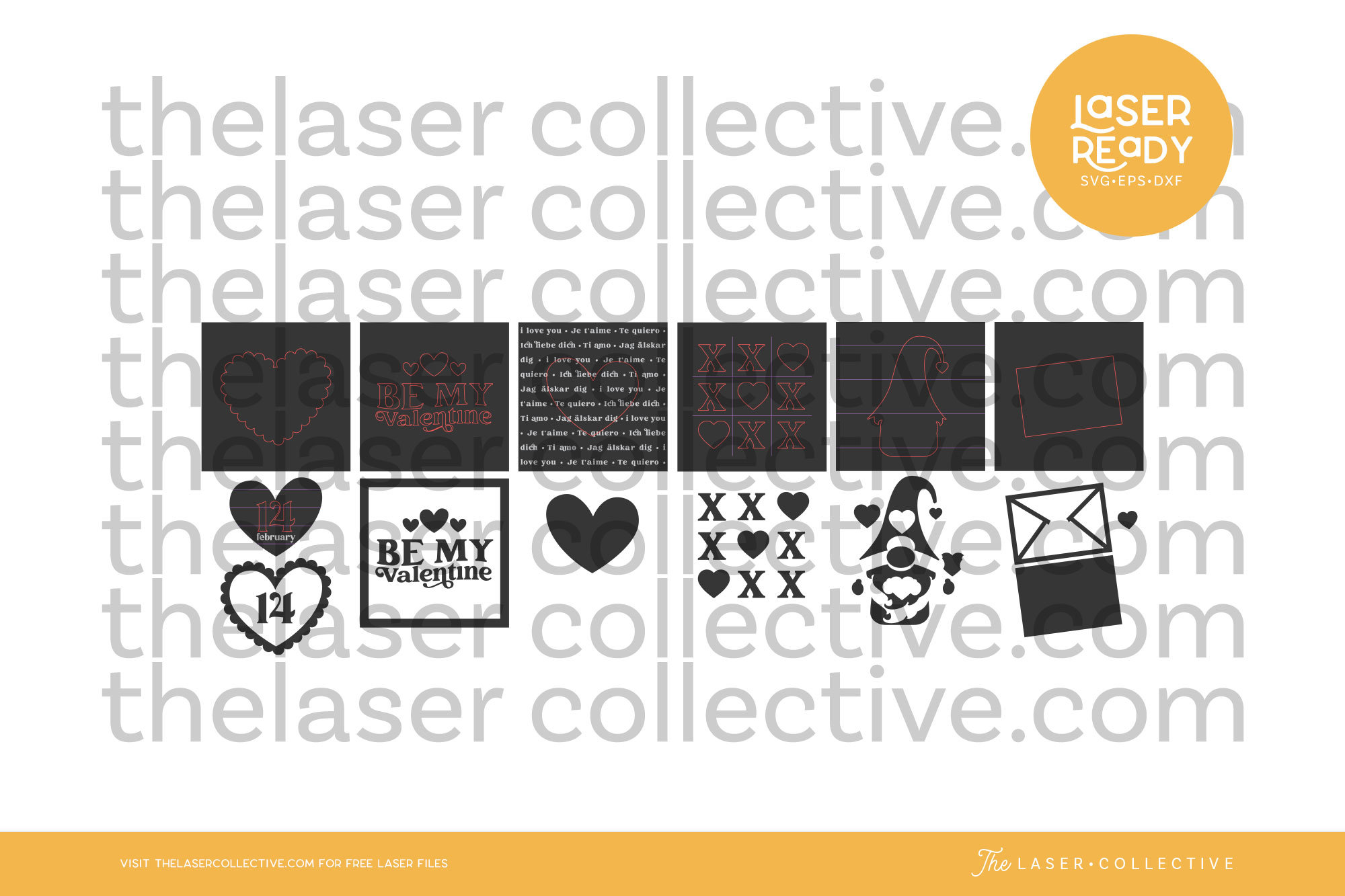 Valentine Ladder Inserts Laser File for Valentine Tiered Trays ...