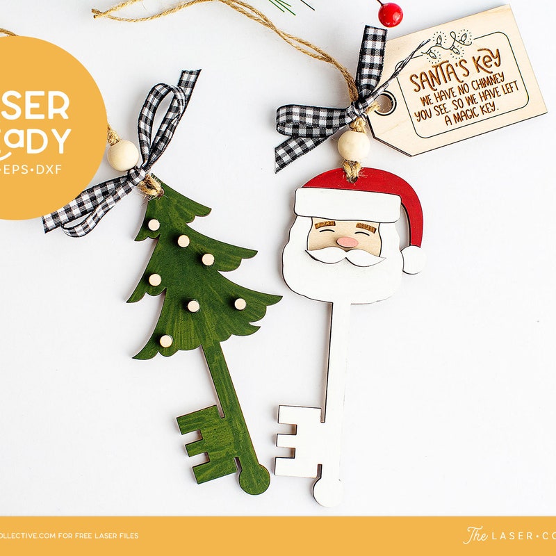 Santa Key - Etsy