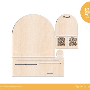 QR Sign for Business Laser File - Social Sign Laser File - QR Code ...