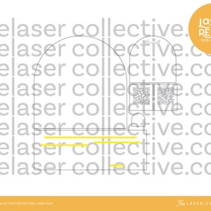 QR Sign for Business Laser File - Social Sign Laser File - QR Code ...