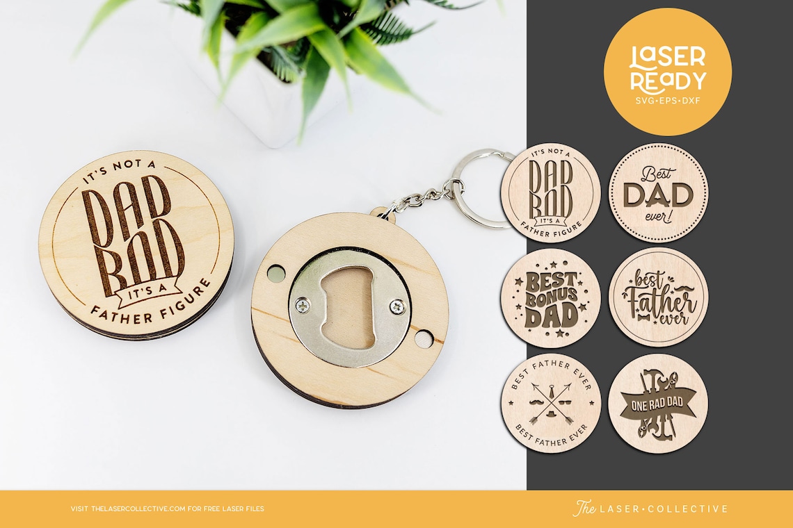 Fathers Day Laser File - Bottle Opener Laser File for Dad - Dad Gift ...