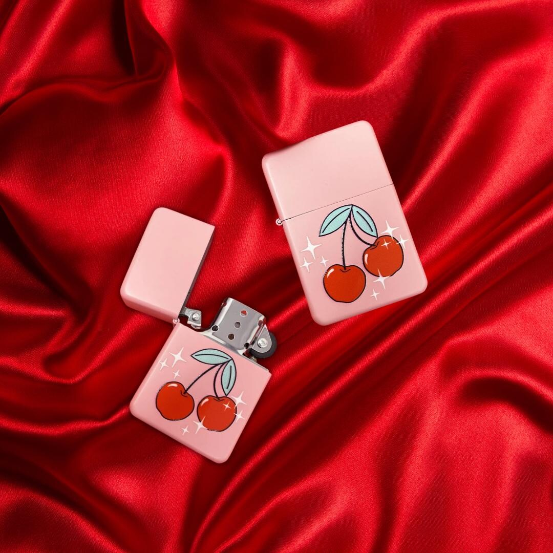 Pink Cherry Lighter Refillable, Gifts for Her, Collectible - Etsy