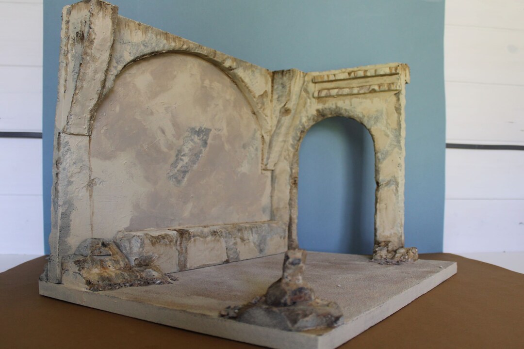 Star Wars Modular Diorama 6 Scale Sandy Wall 3D Printed - Etsy