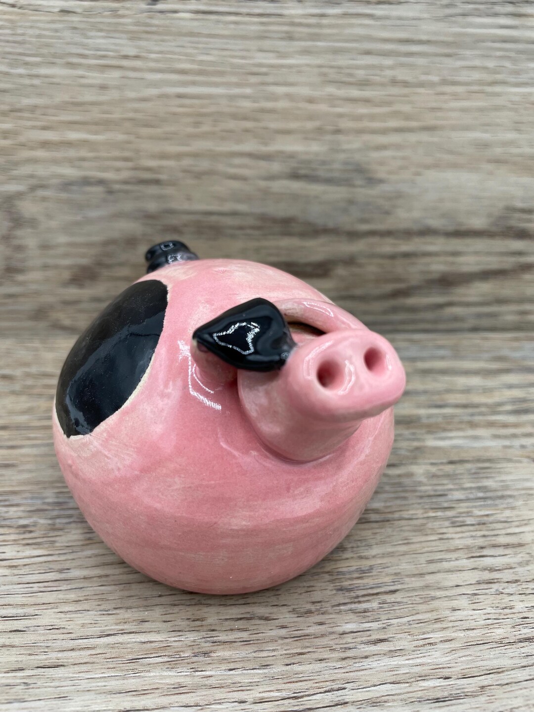 Pig, Ceramic Pig, Pig Figurine, Figurine, Farmyard, Farm, Pink Pig ...
