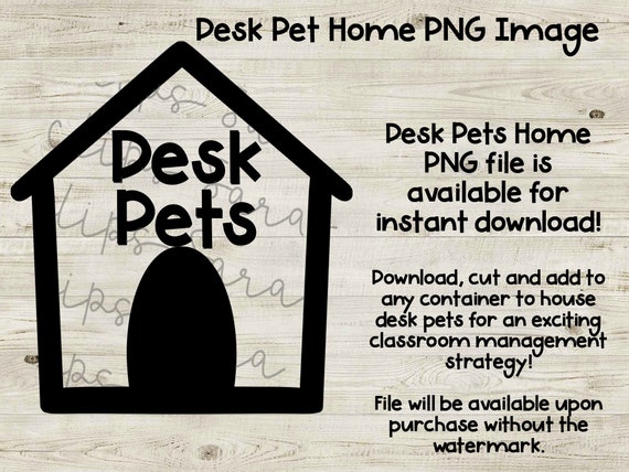 Desk Pet Home Digital PNG DIY | Etsy
