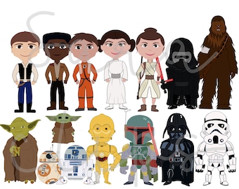 Star Wars Christmas Clip Art - Etsy