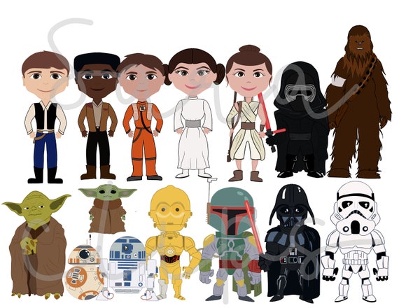 Star Wars Clip Art | Etsy