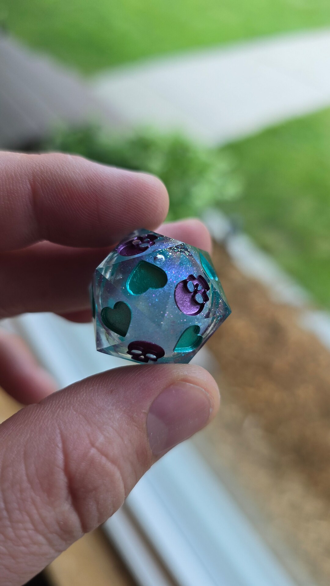 Water Breathing Potion Death Save D20, Liquid Core, Handmade Sharp Edge ...