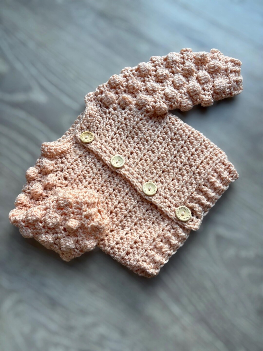Newborn Personalised Baby Cardigan, Hand Embroidered Baby Cardigan ...