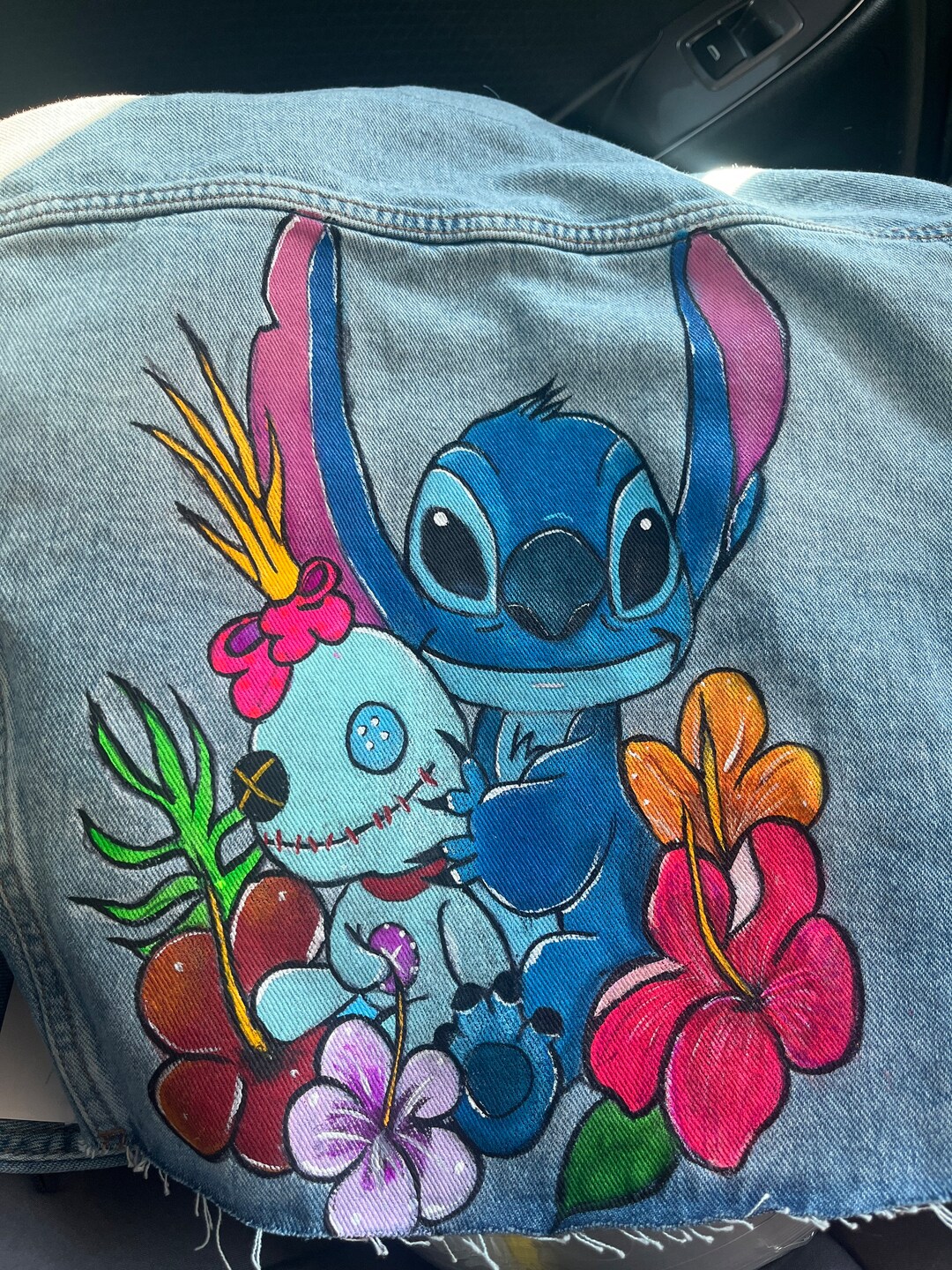 Lilo and Stitch Denim Jacket - Etsy