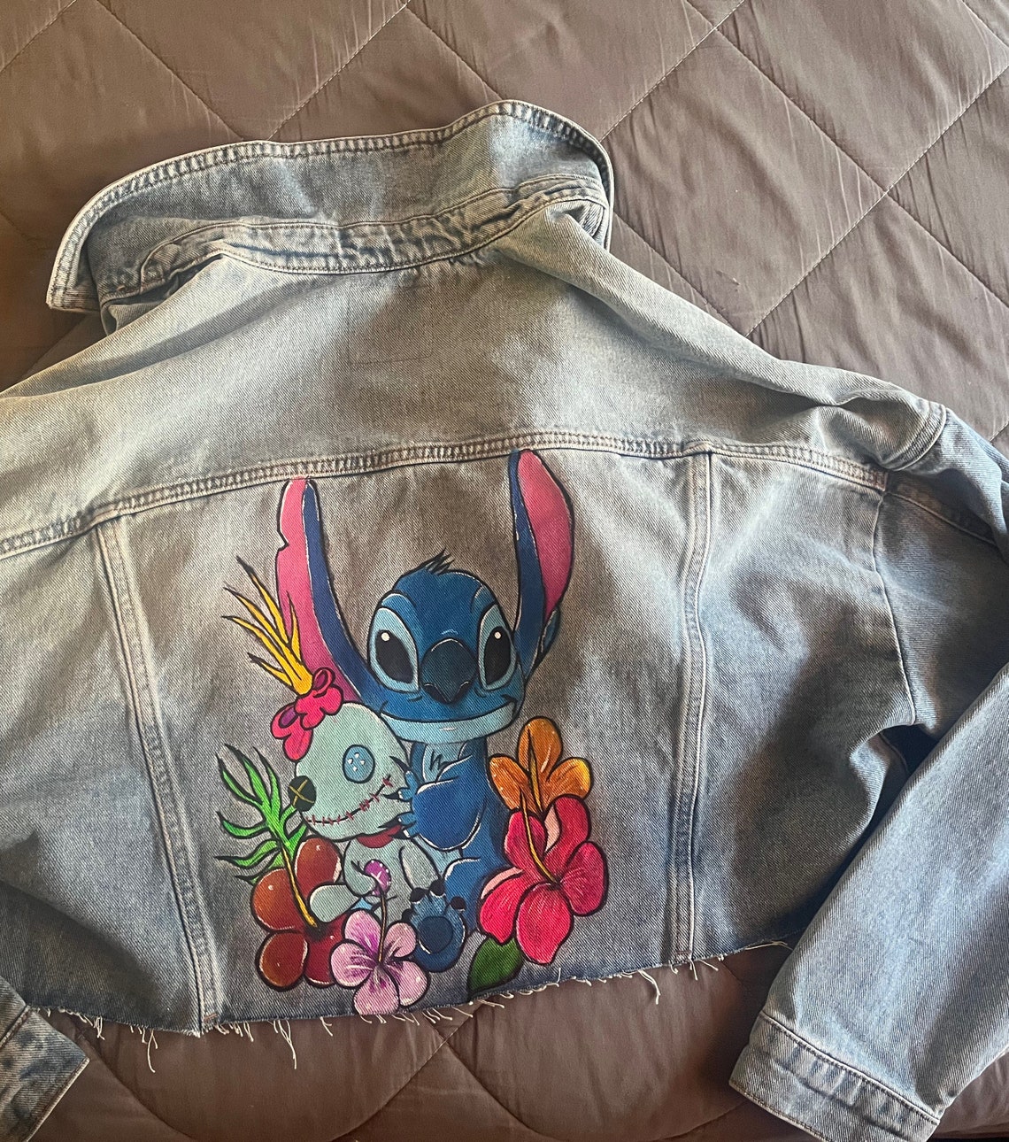 Lilo and Stitch Denim Jacket - Etsy