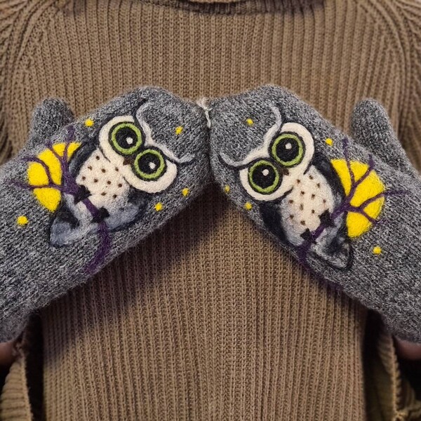 Double Knit Mittens - Etsy