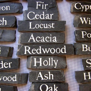 Custom Wedding Slate Table Name Signs - Etsy UK