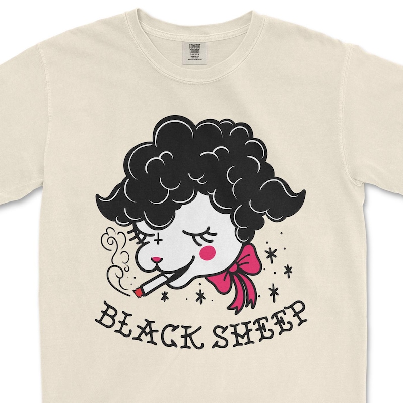 Black Sheep Tshirt - Etsy