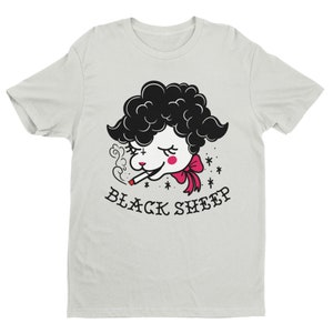 Black Sheep, Traditional Tattoo Shirt, Tattoo Inspired Clothing, Edgy ...