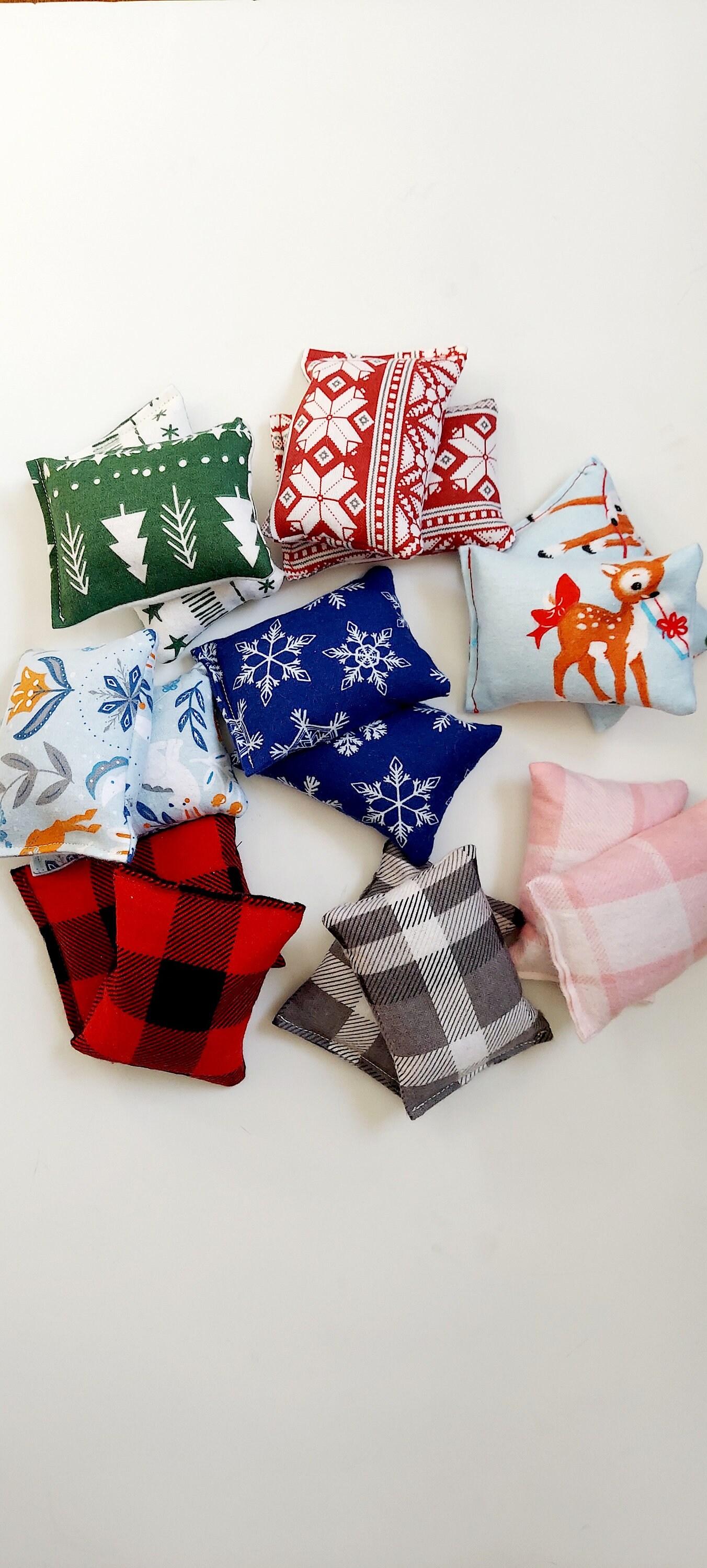 Pocket Warmers Hand Warmers Rice and Flaxseed Pack Stocking Suffer Gift ...