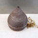 Rustic Ceramic Flower Vase, Brown and White Clay, Rough Texture , Home ...