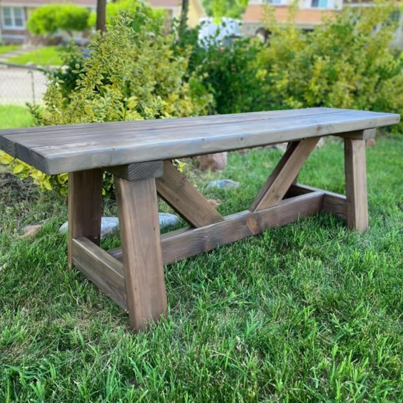 Rustic Wood Benches - Etsy