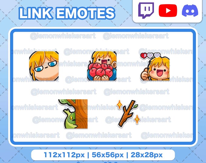 Video Game Emotes Pack Twitch, Discord, Youtube Streaming Legend Emote ...