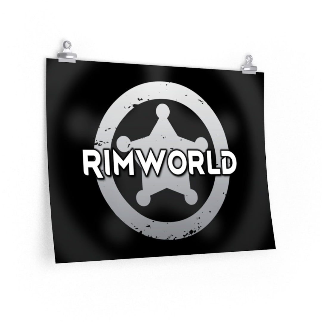 Rimworld Poster Rimworld Logo Rimworld Game Art - Etsy UK